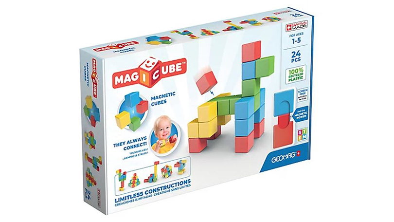 Magicube Magnetic Cubes – 24 pieces – ELC Toys